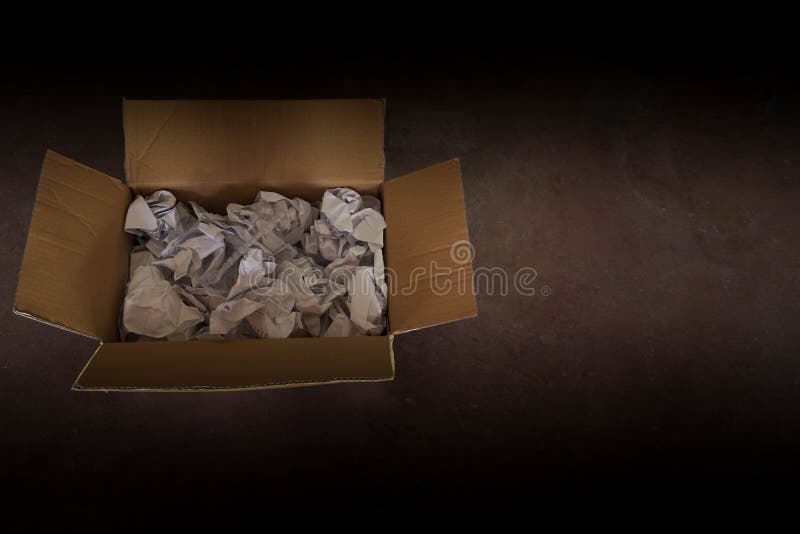 Cardboard box with symbol stock image. Image of carton - 241263609