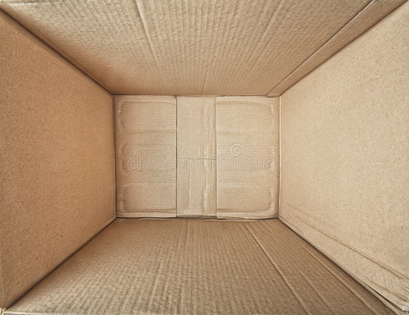 Cardboard box for things. stock photo. Image of open - 89391820