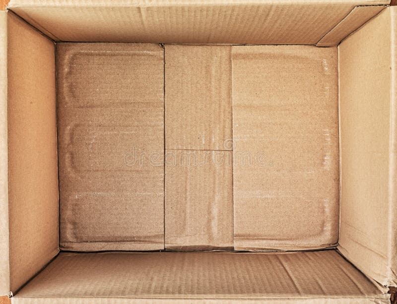 Cardboard box for things. stock image. Image of brown - 92605889