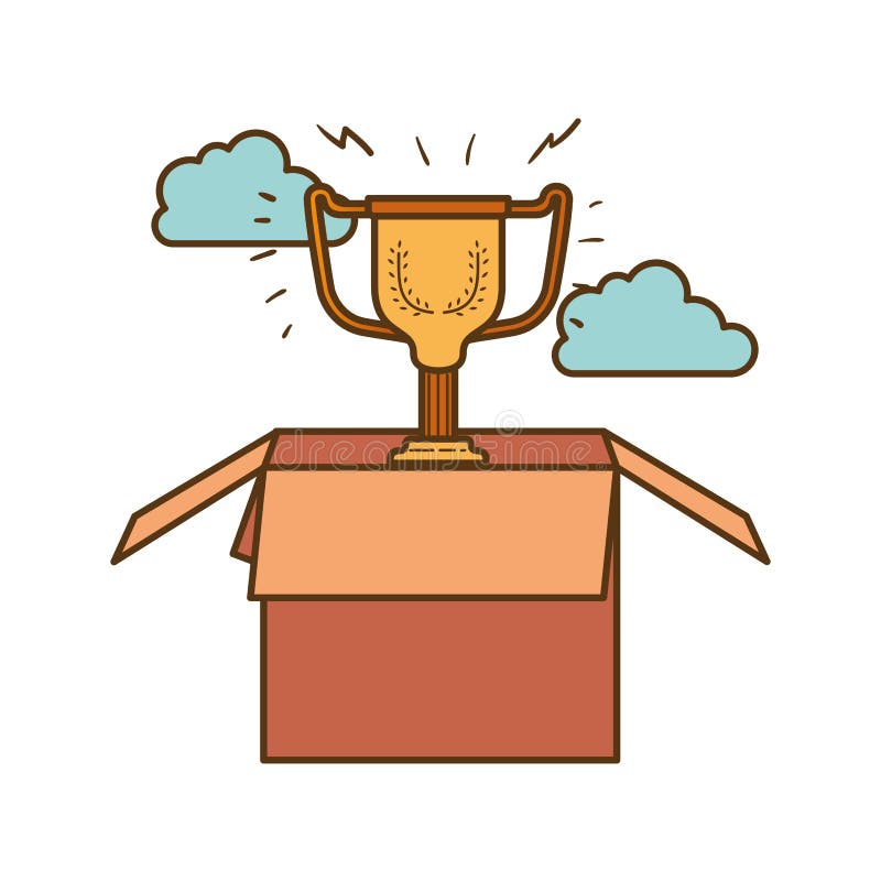 Winner Cardboard Stock Illustrations – 510 Winner Cardboard Stock ...