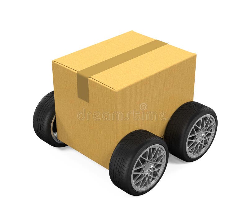 Cardboard Box Car Wheels Stock Illustrations – 167 Cardboard Box Car ...