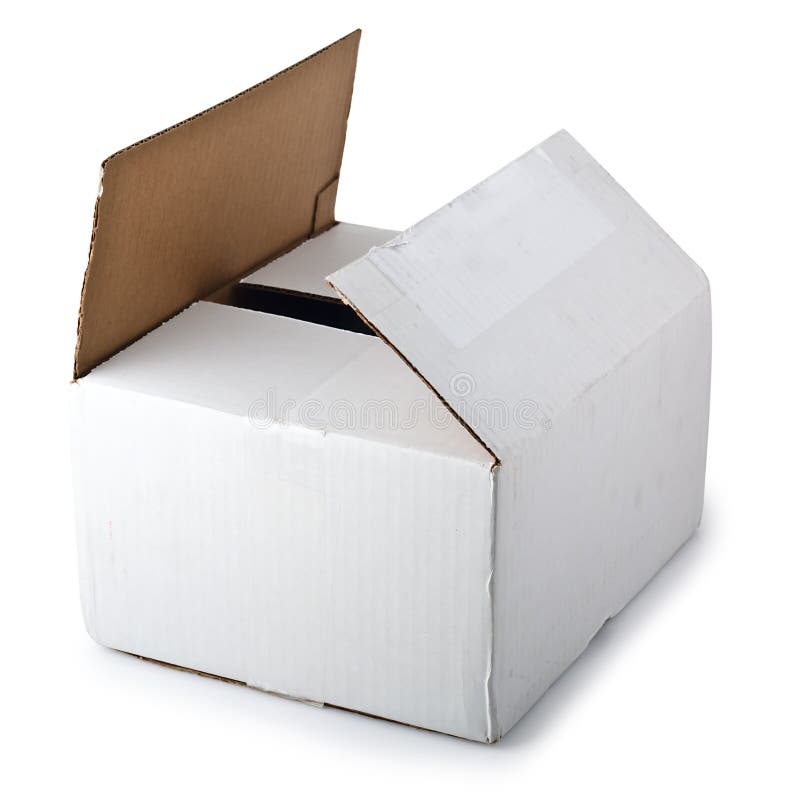 Cardboard box. stock image. Image of packing, tape, paper - 31649153