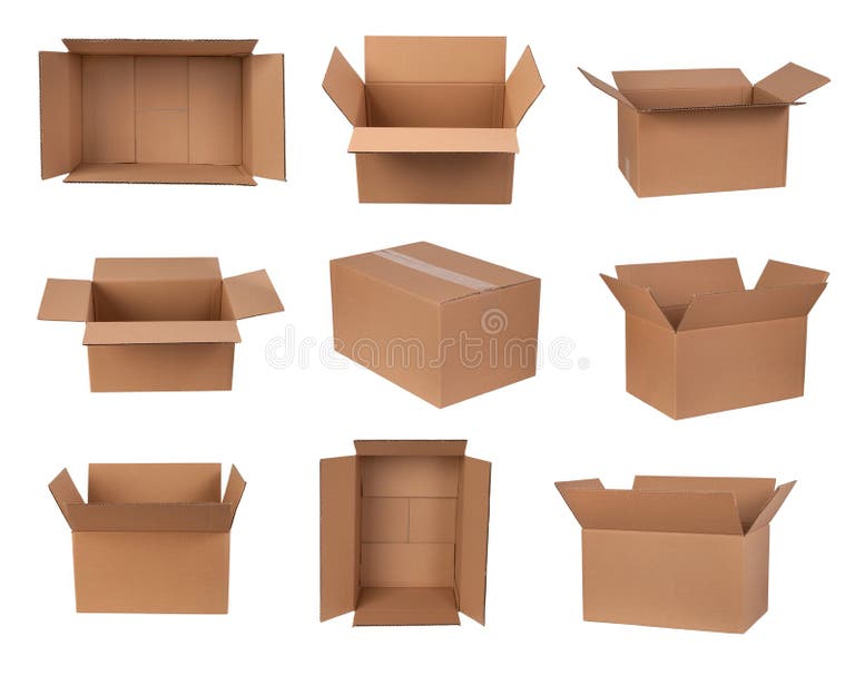 Empty Brown Cardboard Boxes Stock Illustrations – 3,993 Empty Brown ...