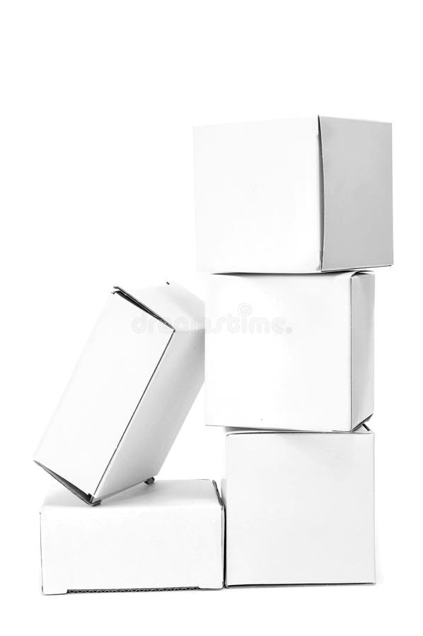 Cardboard Boxes and Corrugated Cardboard Stock Photo - Image of deliver ...