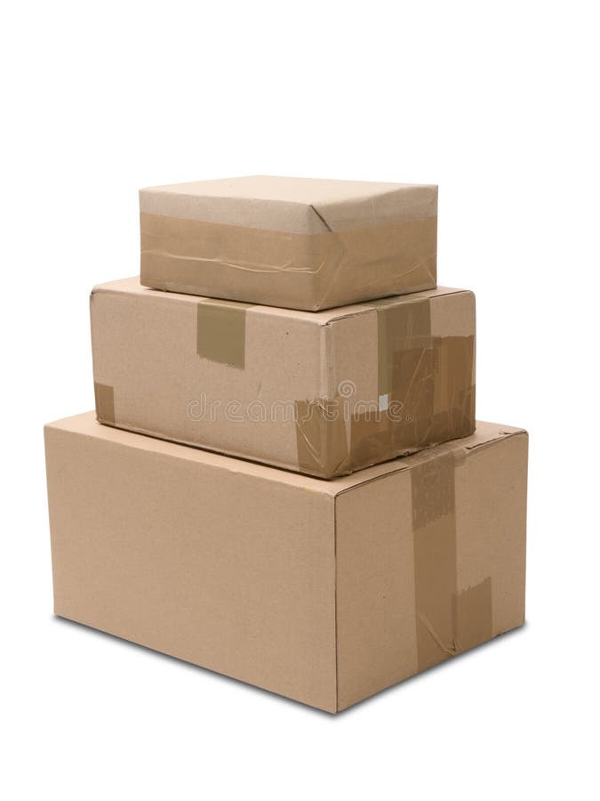 Stacked boxes stock image. Image of business, height, corporate - 970171