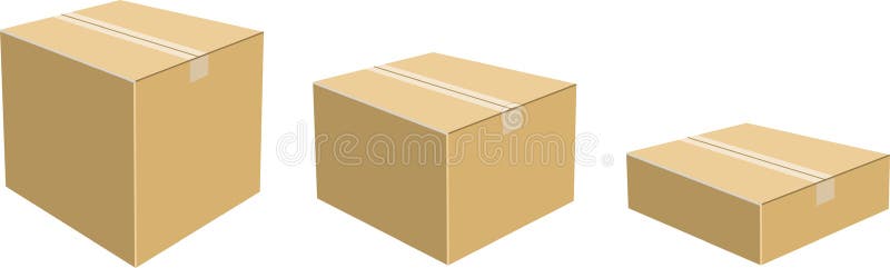 Cardboard Sizes Stock Illustrations – 1,117 Cardboard Sizes Stock ...