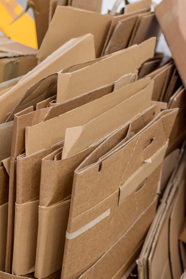 Waste Paper from Cardboard Boxes Stock Image - Image of evacuation ...