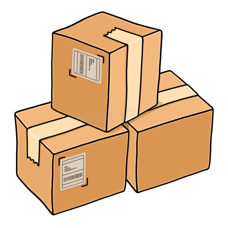 Sending Packages Stock Illustrations – 535 Sending Packages Stock ...