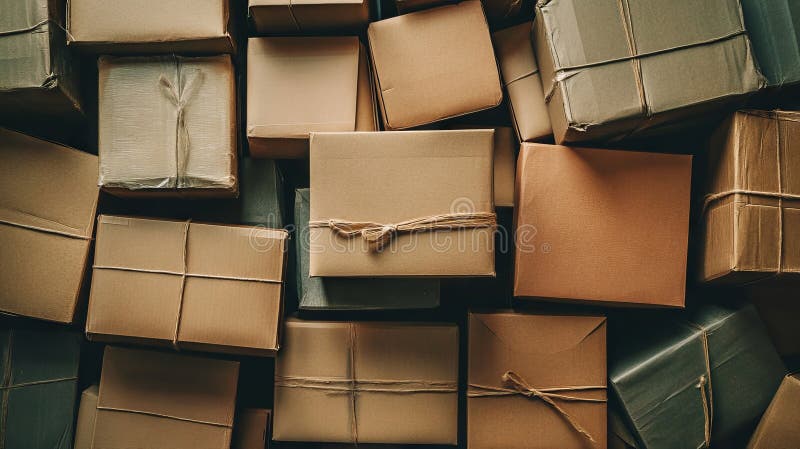 Cardboard Boxes that are Open and Empty are Ready To Be Used for Moving ...