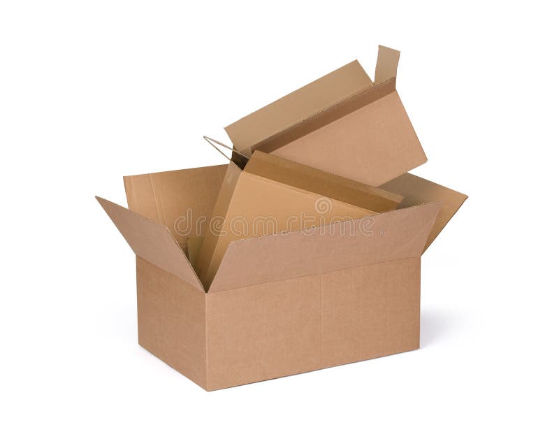 Stacks of Cardboard Boxes on Shipping Pallets Stock Illustration ...