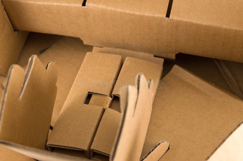 Cardboard boxes in a pile stock photo. Image of disassembled - 70992260
