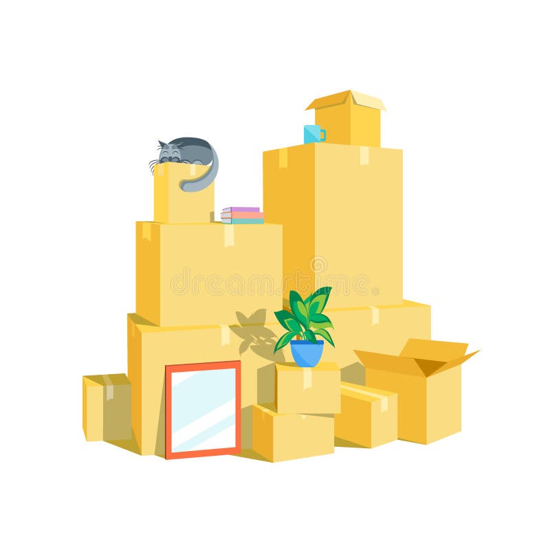 Exploding gift box stock vector. Illustration of happiness - 24045425