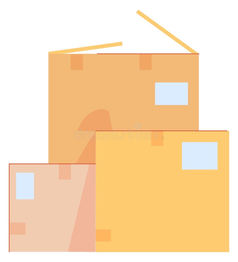 Pile Cardboard Boxes Icon Stock Illustrations – 1,280 Pile Cardboard ...