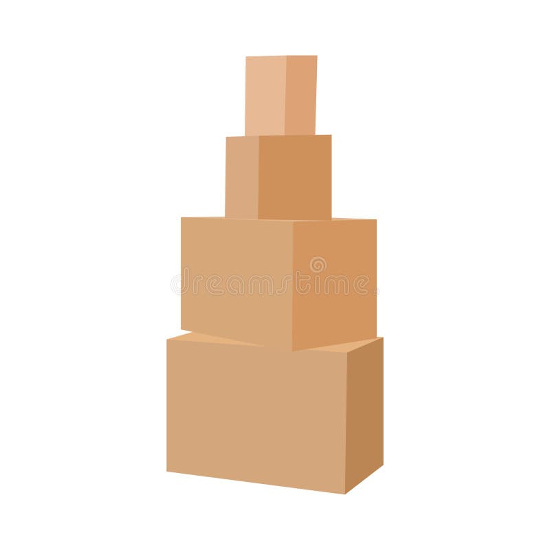 Background Cardboard Boxes Warehouse Stock Illustrations – 6,501 ...