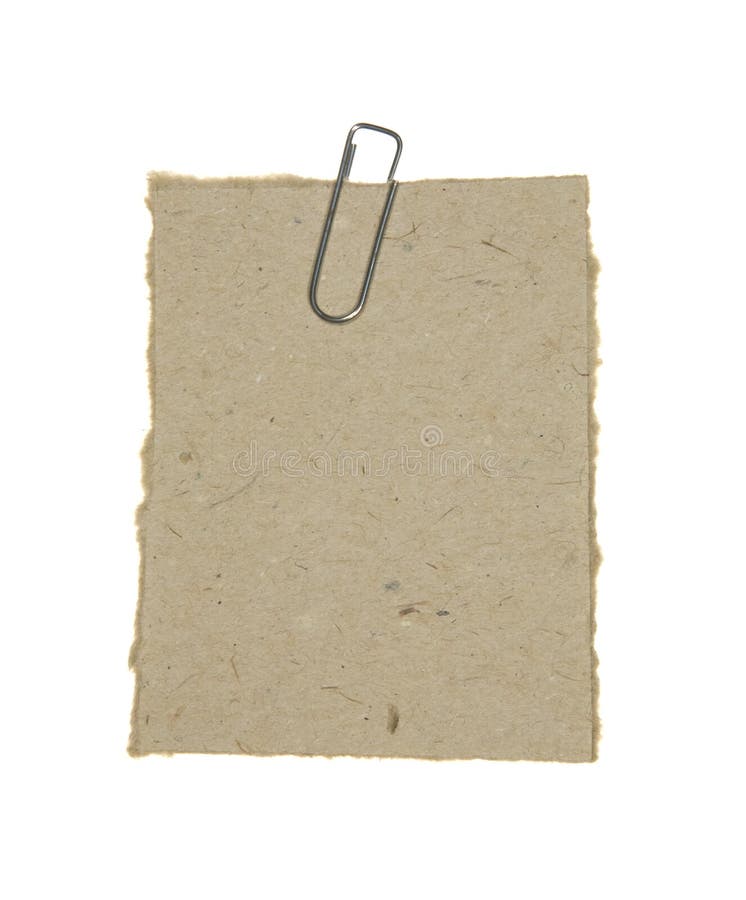 Cardboard with Clip stock photo. Image of note, blank - 4872832