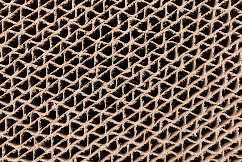 Cardboard Corrugated Pattern As Baskground and Texture at an Angle ...