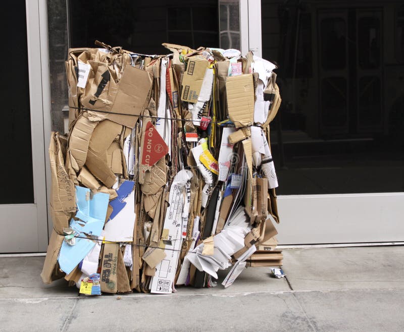Cardboard Cube stock photo. Image of sidewalk, cardboard - 10643470