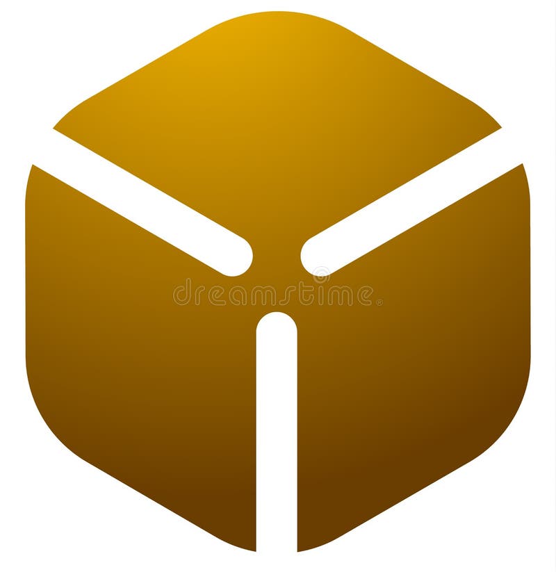 Cardboard Cube Box Logo, Icon Stock Vector - Illustration of container ...
