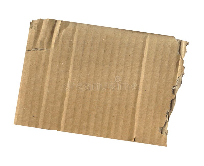 Cardboard cut and torn stock photo. Image of board, industrial - 7937274