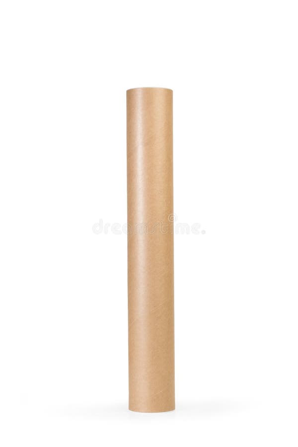 Cardboard Cylinder Container for Storage Artworks Stock Image - Image ...