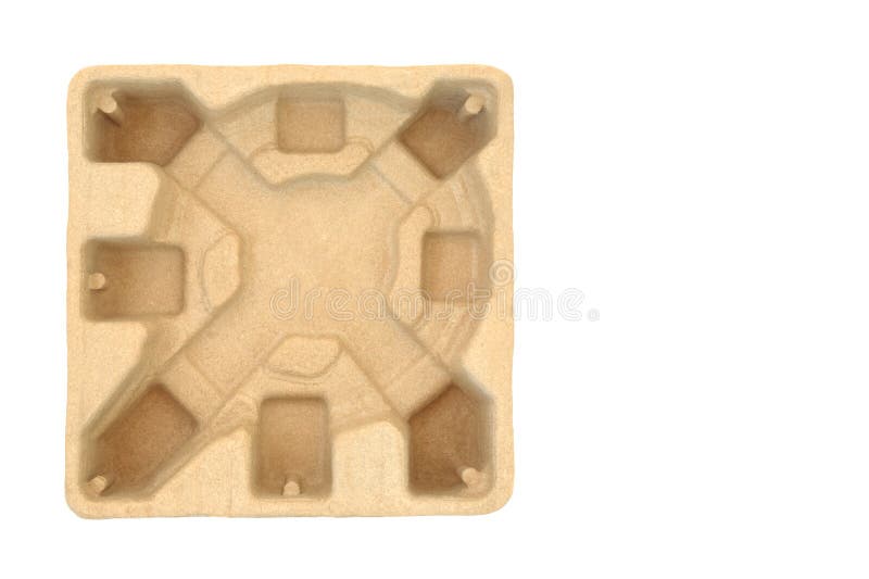 Cardboard Delivery Box Protection Insert Stock Photo - Image of inside ...