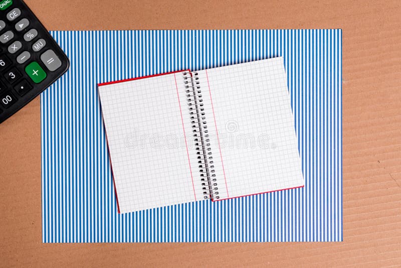 Paperboard notebook stock photo. Image of blank, document - 70634380
