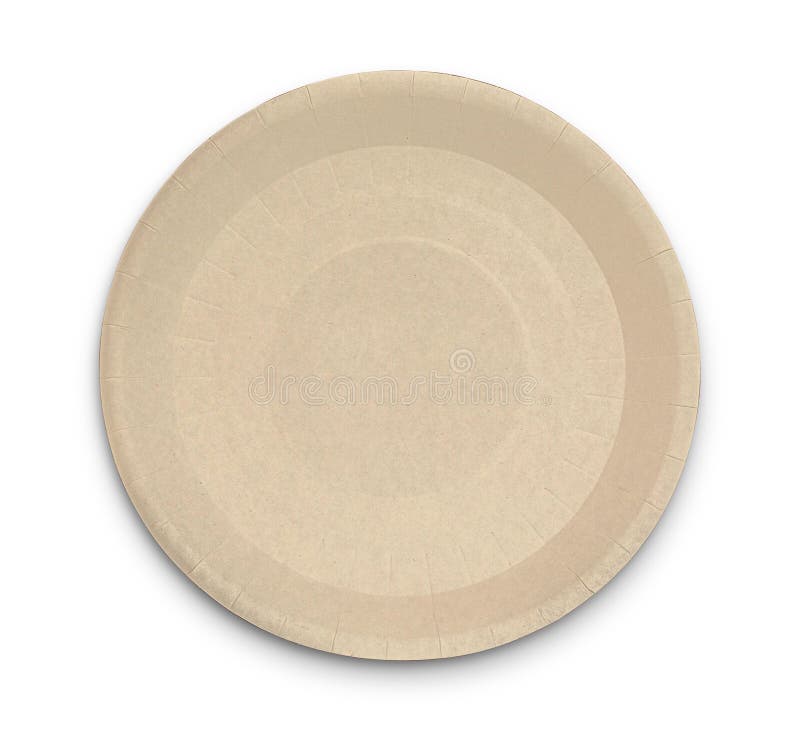 Cardboard disposable plate stock photo. Image of cardboard - 254681934