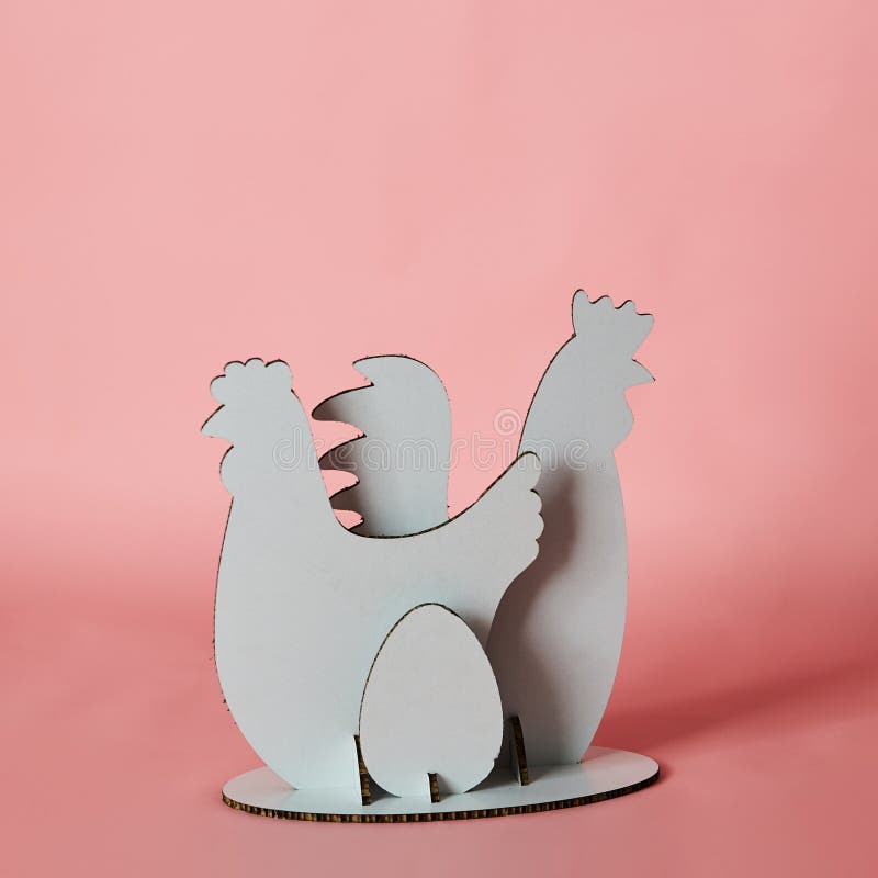 The Cardboard Easter Background. Cardboard Easter Decoration. Stock ...