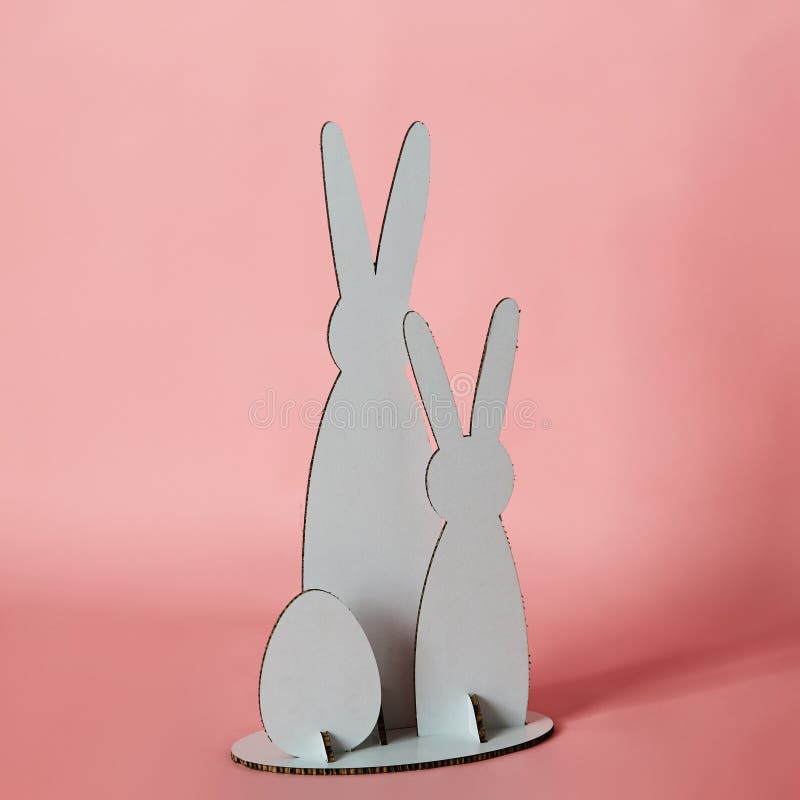 The Cardboard Easter Background. Cardboard Easter Decoration. Stock ...