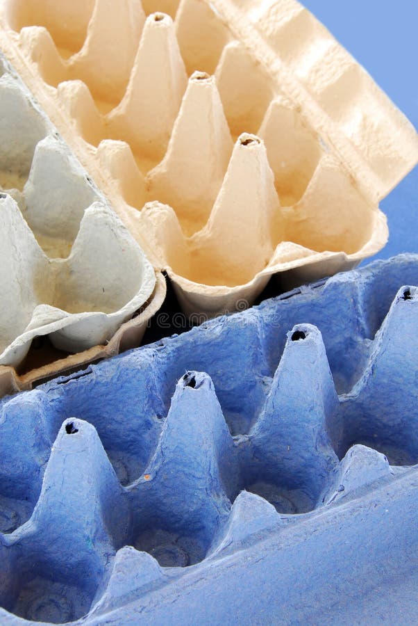 Cardboard eggboxes stock photo. Image of eggboxes, open - 45449264