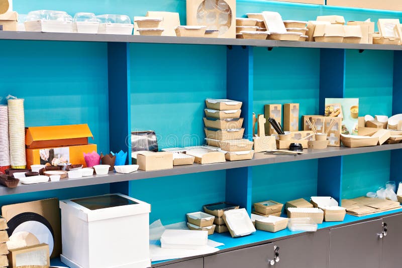 Cardboard food containers stock photo. Image of fast - 258994748