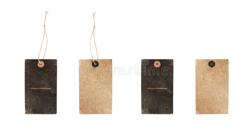 Cardboard hang tags stock image. Image of retail, price - 216878711