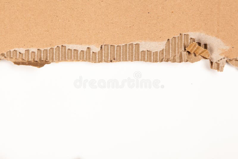 Cardboard with a Hole - Black Background Stock Photo - Image of sheet ...