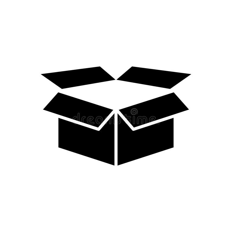 Cardboard Icon Flat Vector Template Design Trendy Stock Vector ...