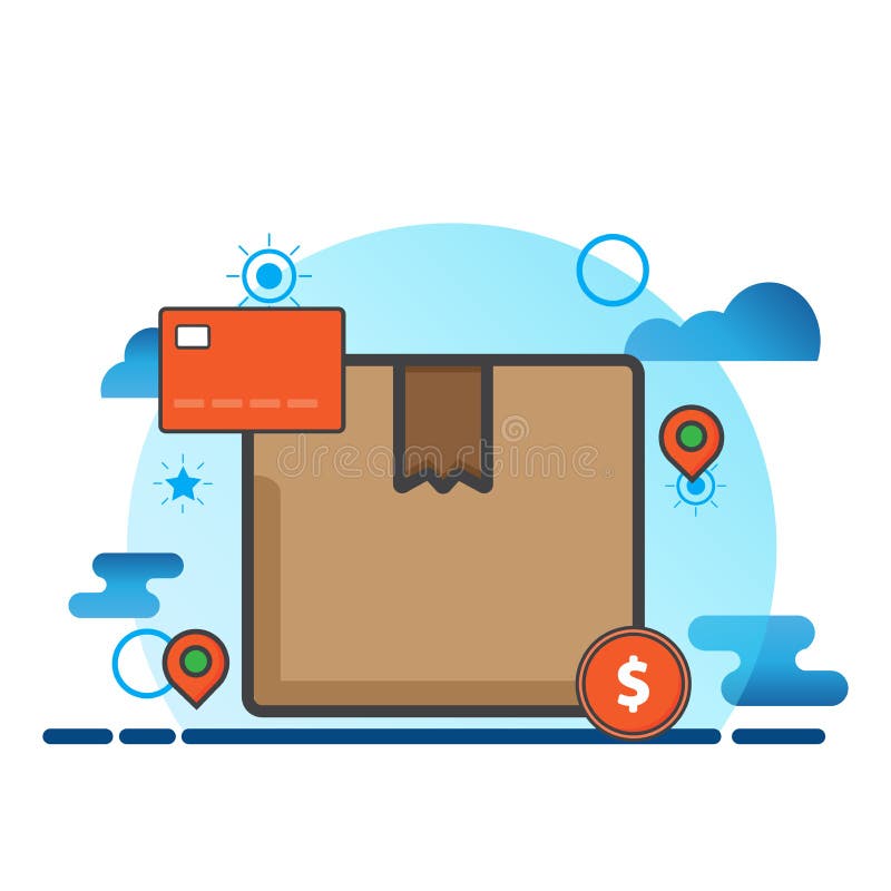 Cardboard Illustration. Flat Vector Icon. Can Use for, Icon Design ...