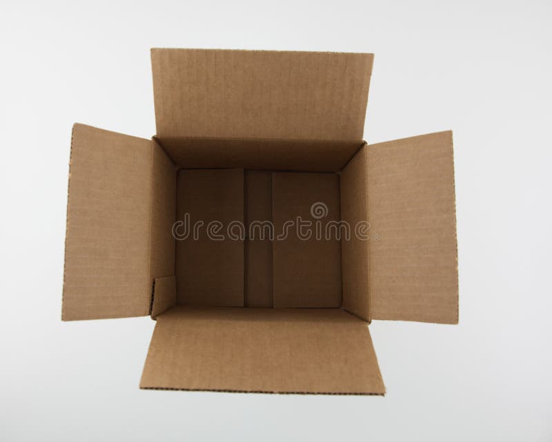 Cardboard Mail Box for Mailing Stock Image - Image of winter, concept ...