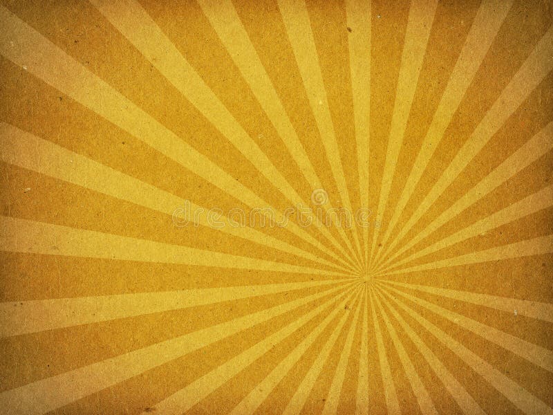 Cardboard Old Paper Texture Sun Ray Background Stock Photo - Image of ...