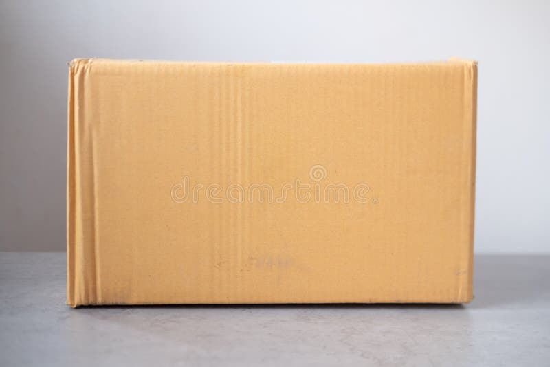 Cardboard package box stock image. Image of card, empty - 180740787
