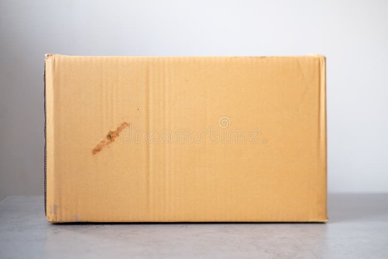 Cardboard package box stock image. Image of packer, office - 180945947