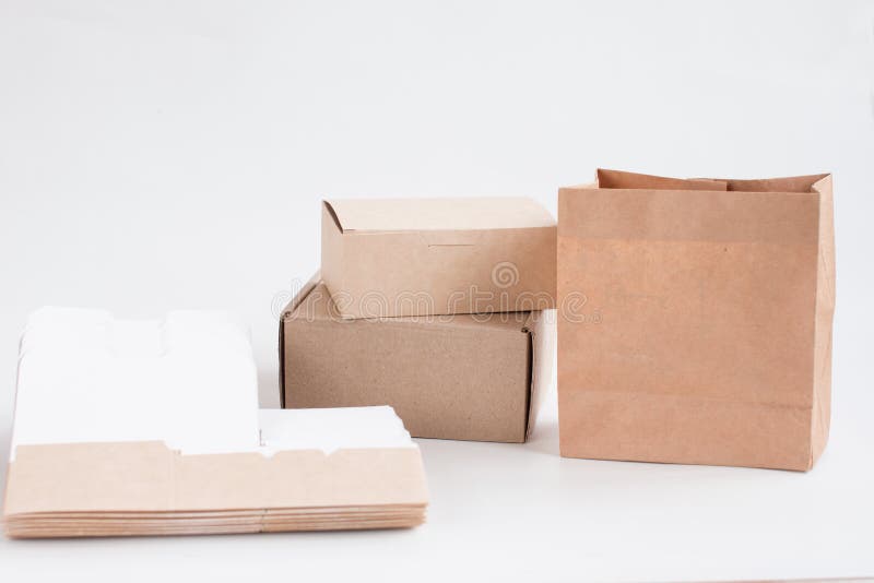 Cardboard Packing Box with Lid. Stock Image - Image of package, layout ...