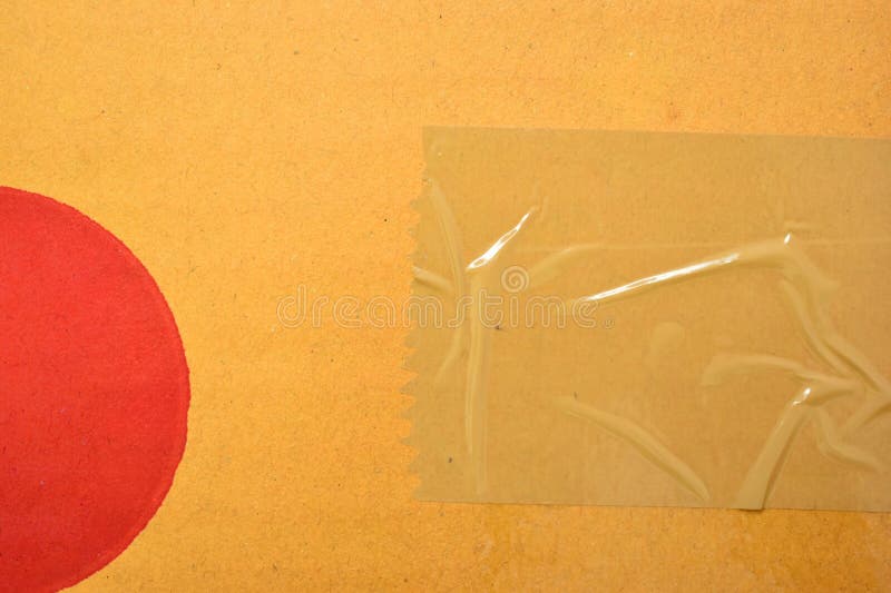 Cardboard Paper Box with Red Circle, Packaging Industry Stock Image ...