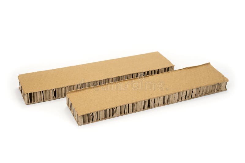 Cardboard Paper Filler of Empty Spaces for Shipment Stock Photo - Image ...