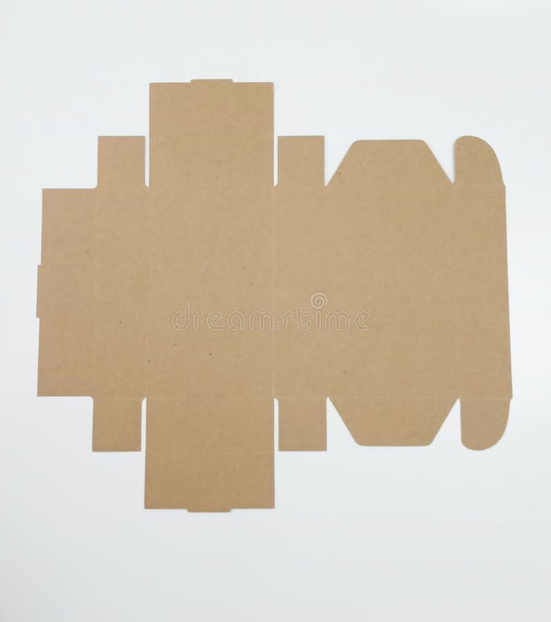 Cardboard Box. Pattern of Realistic Paper Packages with Brand Identity ...