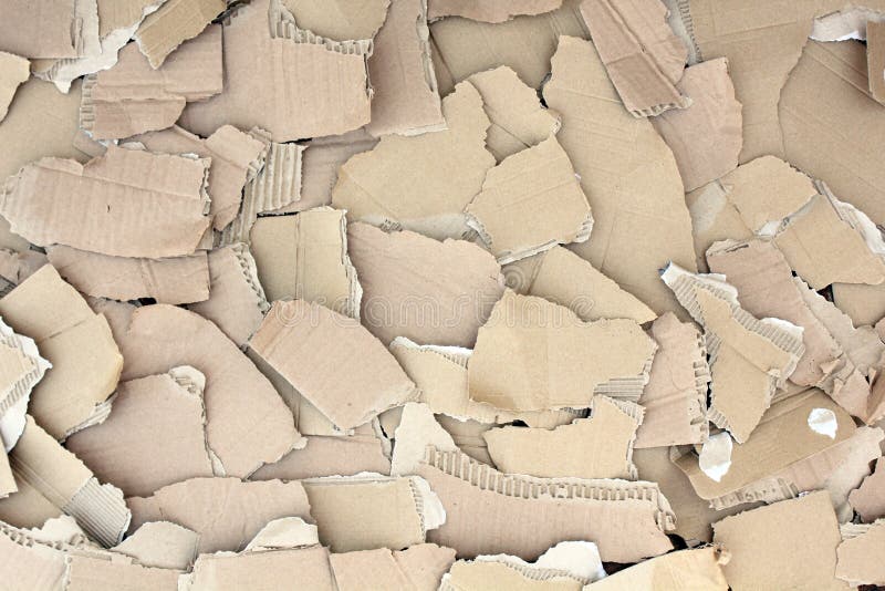 Cardboard pieces stock photo. Image of care, container - 26495870