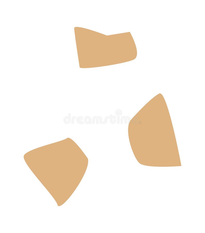 Cardboard Pieces Garbage Flat Icon Waste Sorting and Utilization Stock ...