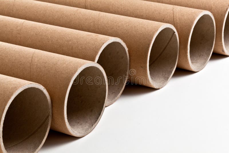 Cardboard pipe stock photo. Image of industry, texture - 50327906