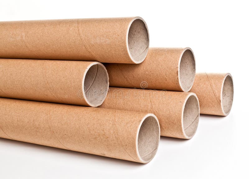 Cardboard pipe stock image. Image of pipe, recycling - 50328697