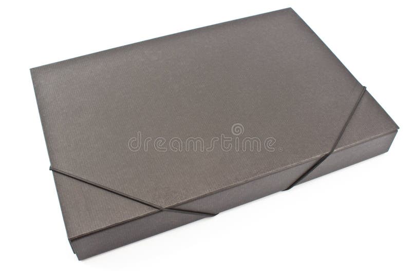Cardboard portfolio folder stock image. Image of office - 31204357