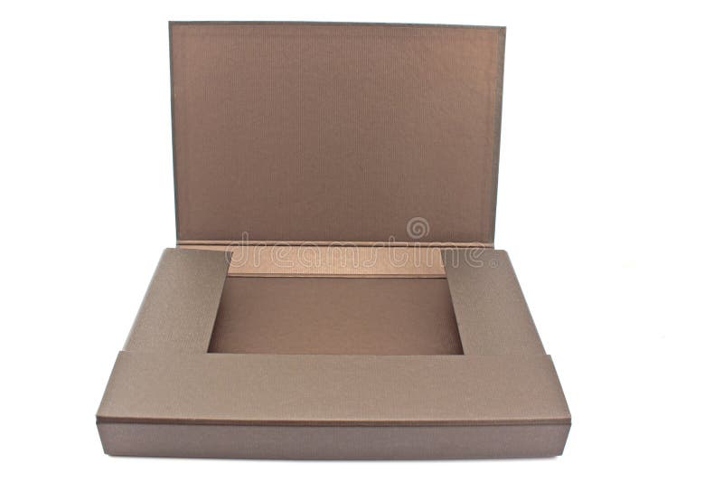 Cardboard portfolio folder stock image. Image of office - 31204357