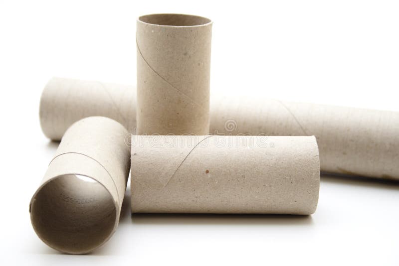 Cardboard roles stock photo. Image of role, around, waste - 30154586